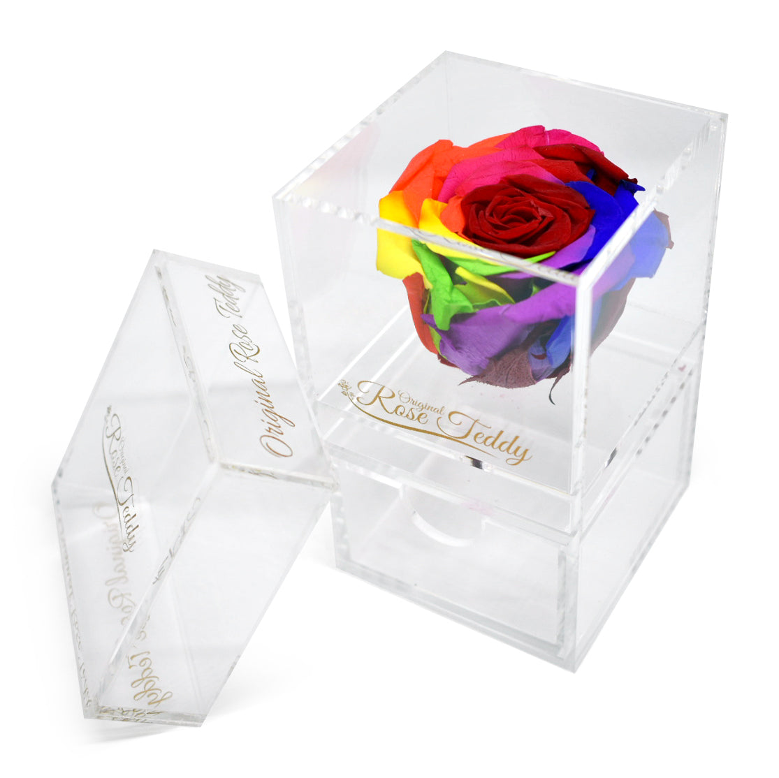 Acrylic Rose Case – Original Rose Teddy